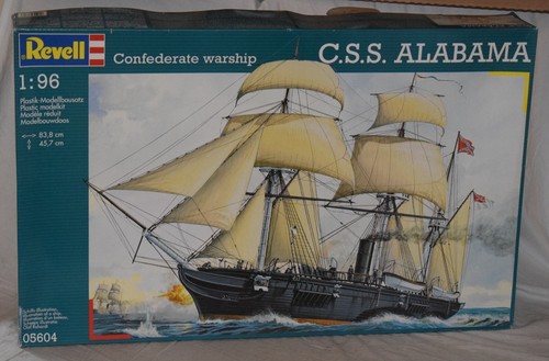 Revell Kit No. 05604 Confederate Warship CSS Alabama - NEW in Box ...