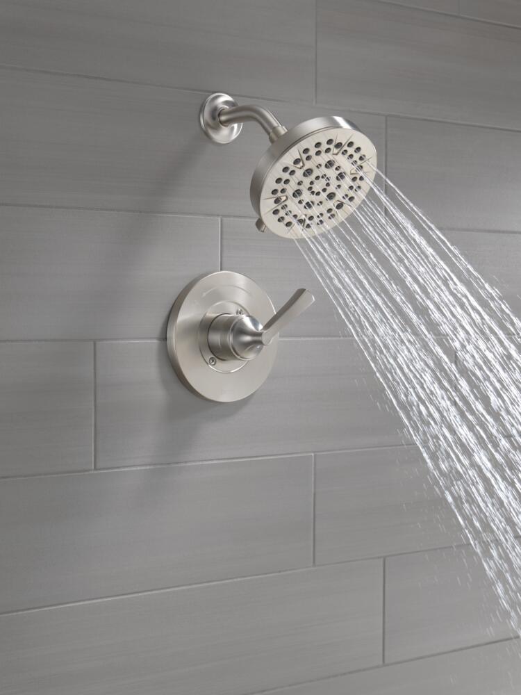 Delta Faryn 1 Handle 5-Spray Shower Faucet Stainless-Certified ...