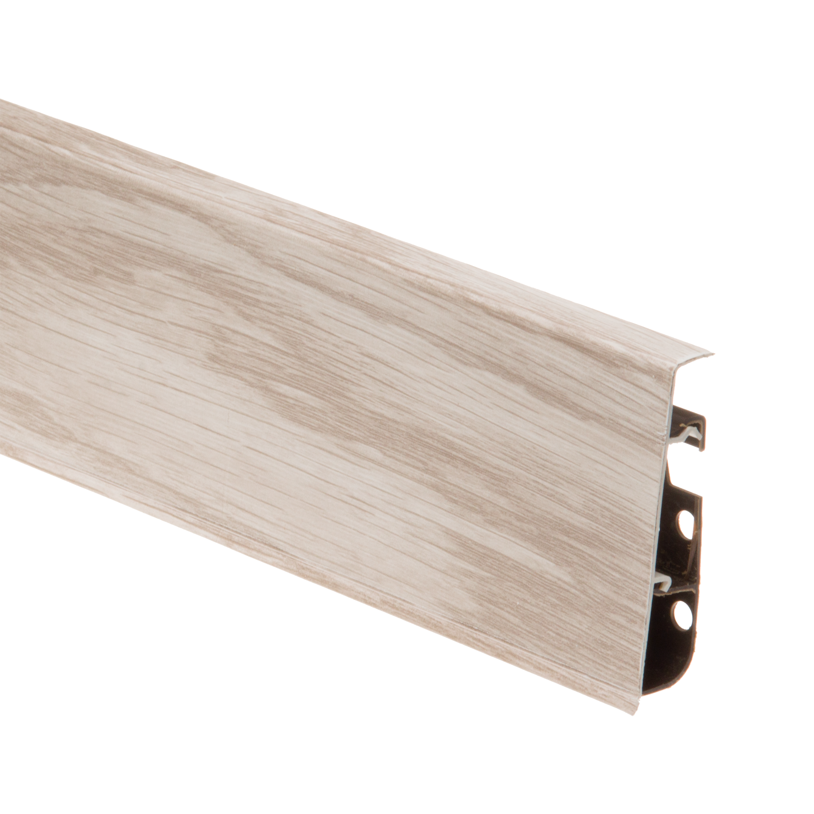 PVC Skirting Board Cable Cover 2.5m Flexible Edge 75mm Various Colours ...