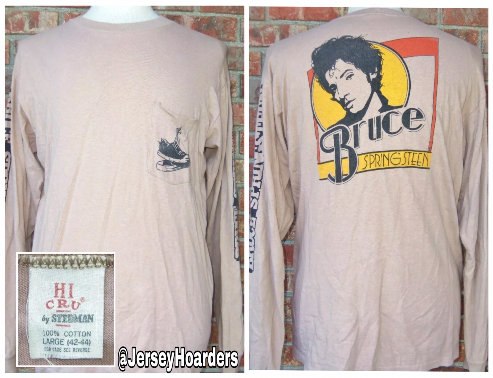 VINTAGE 70's BRUCE SPRINGSTEEN BORN TO RUN OG HI CRU … - Gem