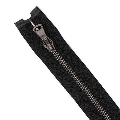 Zipper for Sewing 23.62 Inch Left Handed with Metal Coil Teeth - Nylon ...