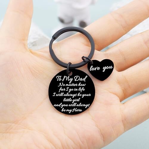 Dad Gifts Fathers Day Keychain Gifts From Daughter Keychain Gifts For ...