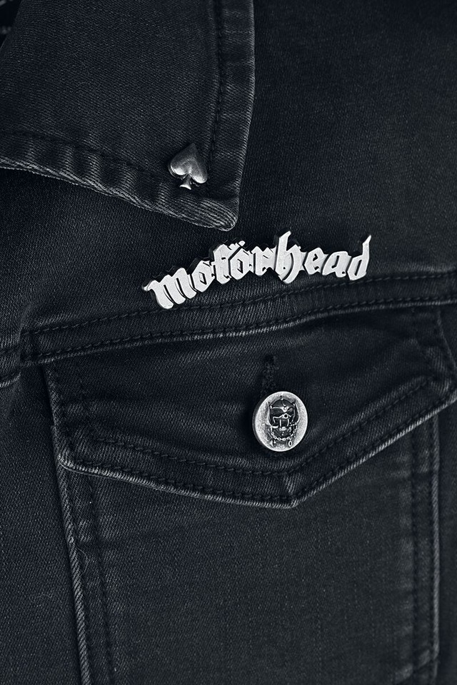 Motörhead Vest Jacket Heavy Metal Band Black Sleeveless Denim Jean ...