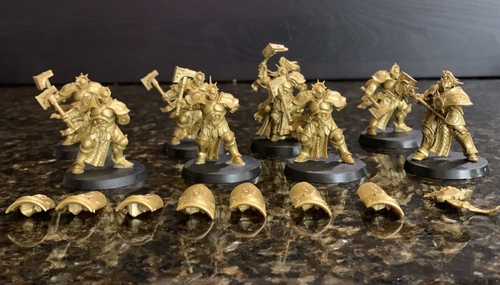 Vintage 1999 Warhammer Games Workshop 8 Figure Pieces + Accessories | eBay