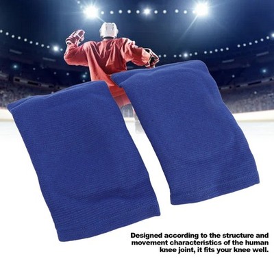 2 Pairs Volleyball Knee Pads Blue Color High Resilience Woven ...