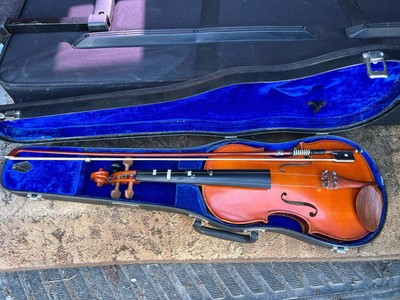 Stentor Student Violin In Hard Case With Bow Size 3/4 | eBay UK