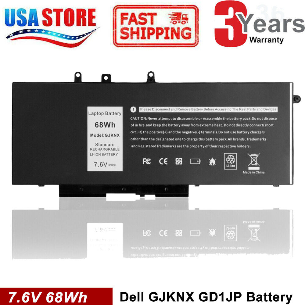 GJKNX Laptop Battery For Dell Latitude 5480 5580 5280 5490 GJKNX Laptop Battery For Dell Latitude 5480 5580 5280 5490