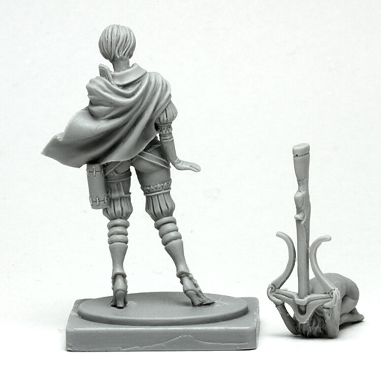 30MM resin figures model Game female hunter unassembled Unpainted | eBay
