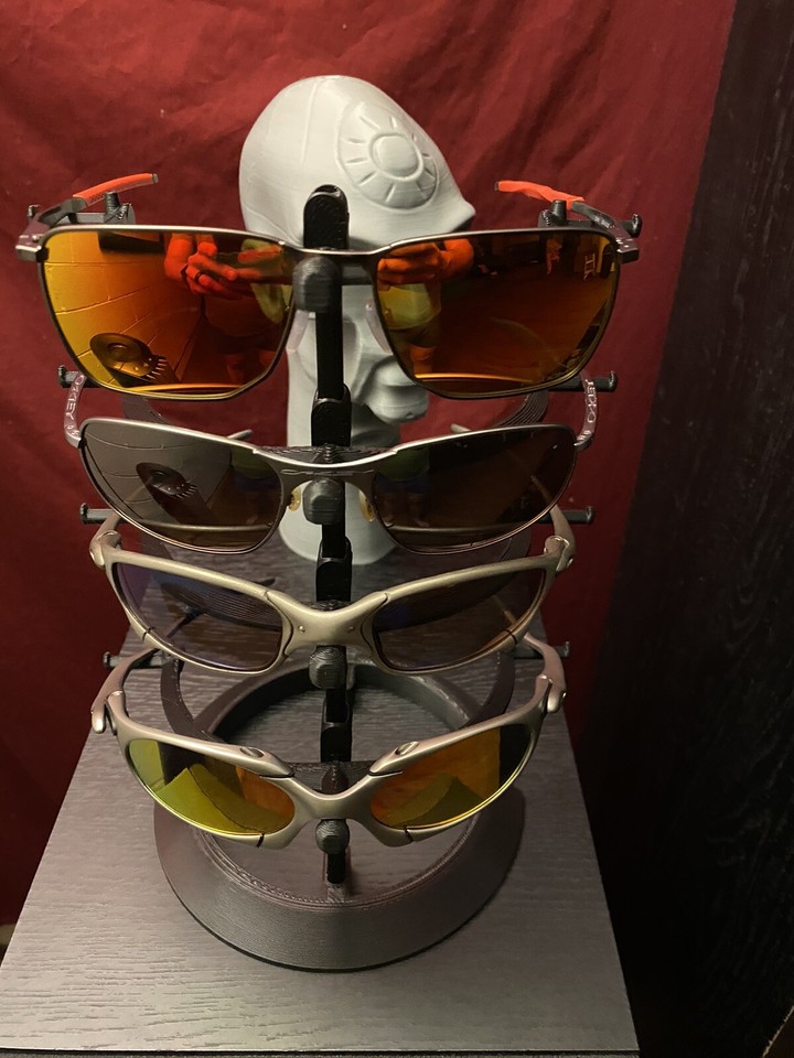 FDM Oaklie Sunglasses Holder Display Stand Black 4 Layers 4 Decks 4 ...