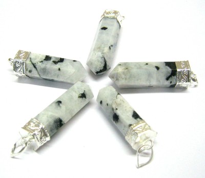 Rainbow Moonstone Five Pendants Crystal Healing Fashion Jewelry Gift ...