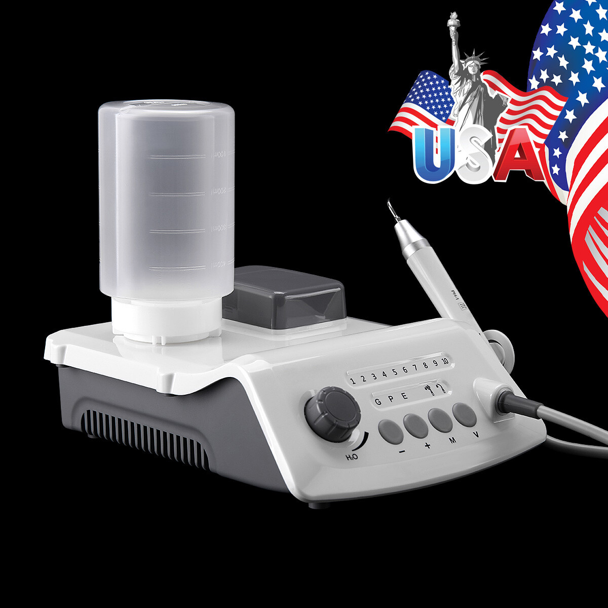 Dental VRN-A8 LED Ultrasonic Piezo Scaler PH-1 Handpiece With 5 Tips ...