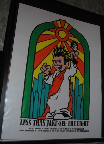 Less Than Jake LTJ 2013 Tour concert poster rare variant art print See ...