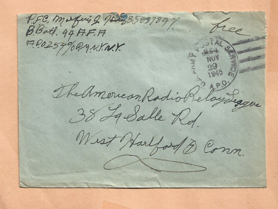 WORLD WAR II MILITARY MAIL APO 254 1945 GERMANY | eBay Australia