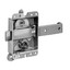 Garage Door L-handle Lock with Inside Slide Lock Latch Mechanism set ...