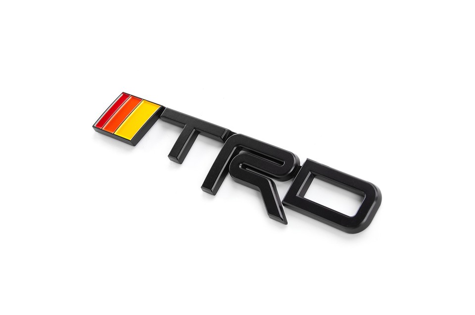 Tri-Color Badge Side Emblem Car Truck Accessories Rear Raised Decal ...