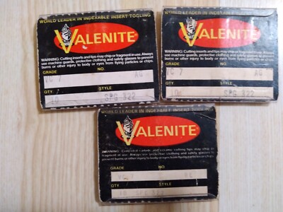 Valenite SPG 322 Carbide Insert Grade VC 7 Box of 10pcs | eBay
