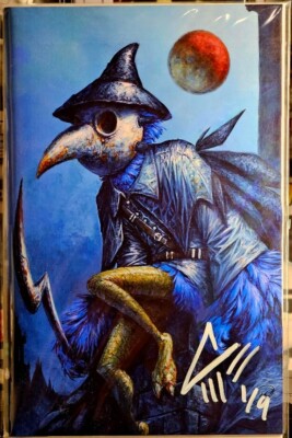 Hail Crow King of Hell Virgin Bloodborne Variant Eileen Signed Javan ...