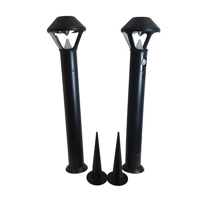 RING Smart Lighting Pathlight Black Light Pathway Kit 2 Pack 5LP2X9 ...