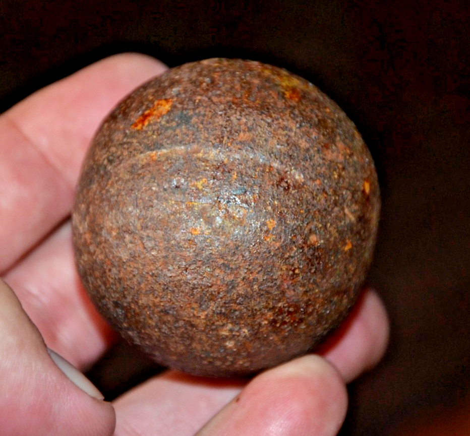 CIVIL WAR ERA CANNON BALL - 2" IRON GRAPE SHOT - GETTYSBURG | eBay