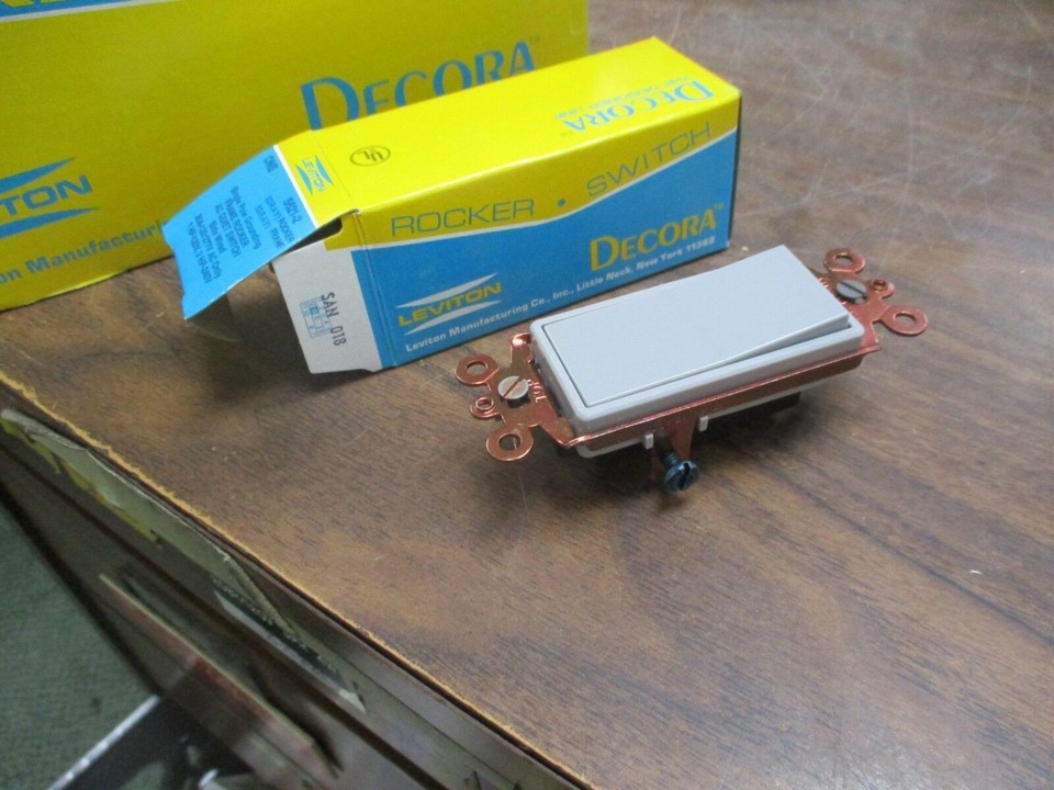 Leviton/Decora Rocker Switch 5621-2 20A 120/277V New Surplus | eBay