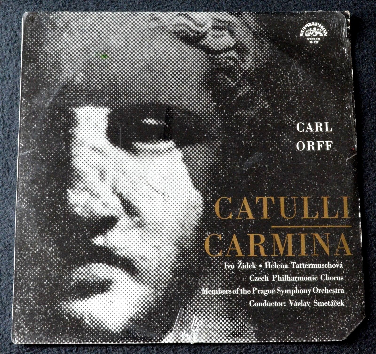 CATULLI CARMINA-MEMBERS OF THE PRAGUE SYMPHONY ORCHESTRA-1974-CZECH ...