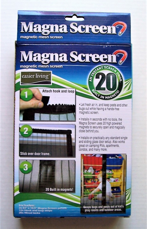 Magna Screen Magnetic Mesh Screen New in Box 846175003015| eBay