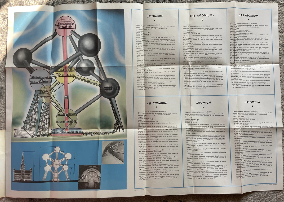 Atomium Brussels Belgium Map