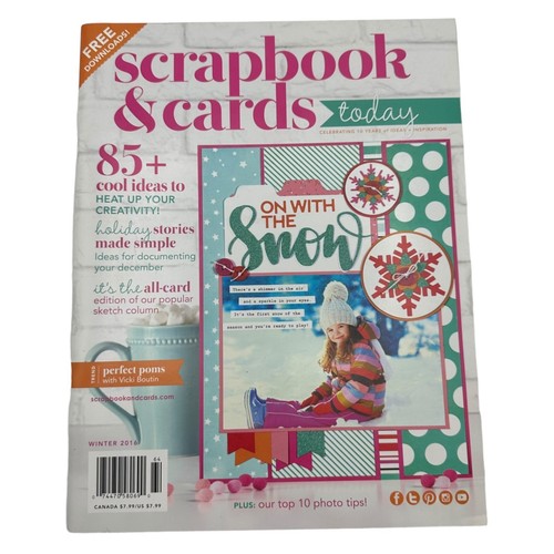 Scrapbook & Cards Today Magazine Winter 2016 85 Ideas To Heat Up Your ...