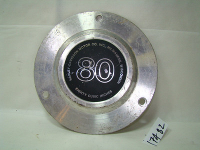 Harley EIGHTY CUBIC INCHES 80 derby cover Shovelhead FL Touring primary ...