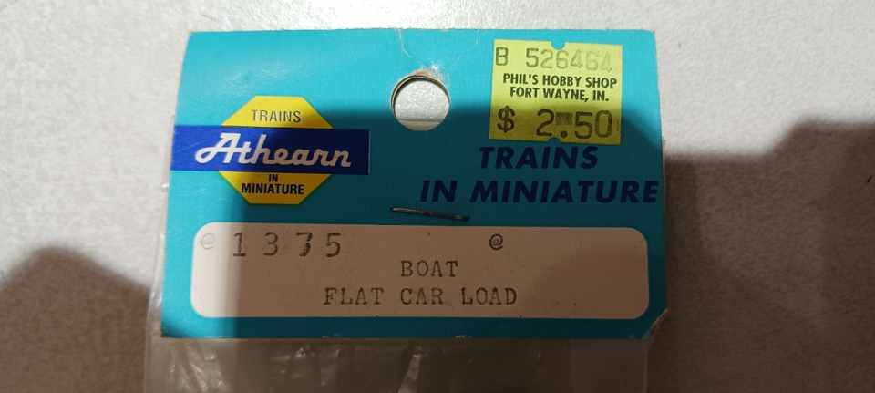 Athearn # 1375 Boat Flat Car Load HO 1:87 scale New in Package VHTF | eBay