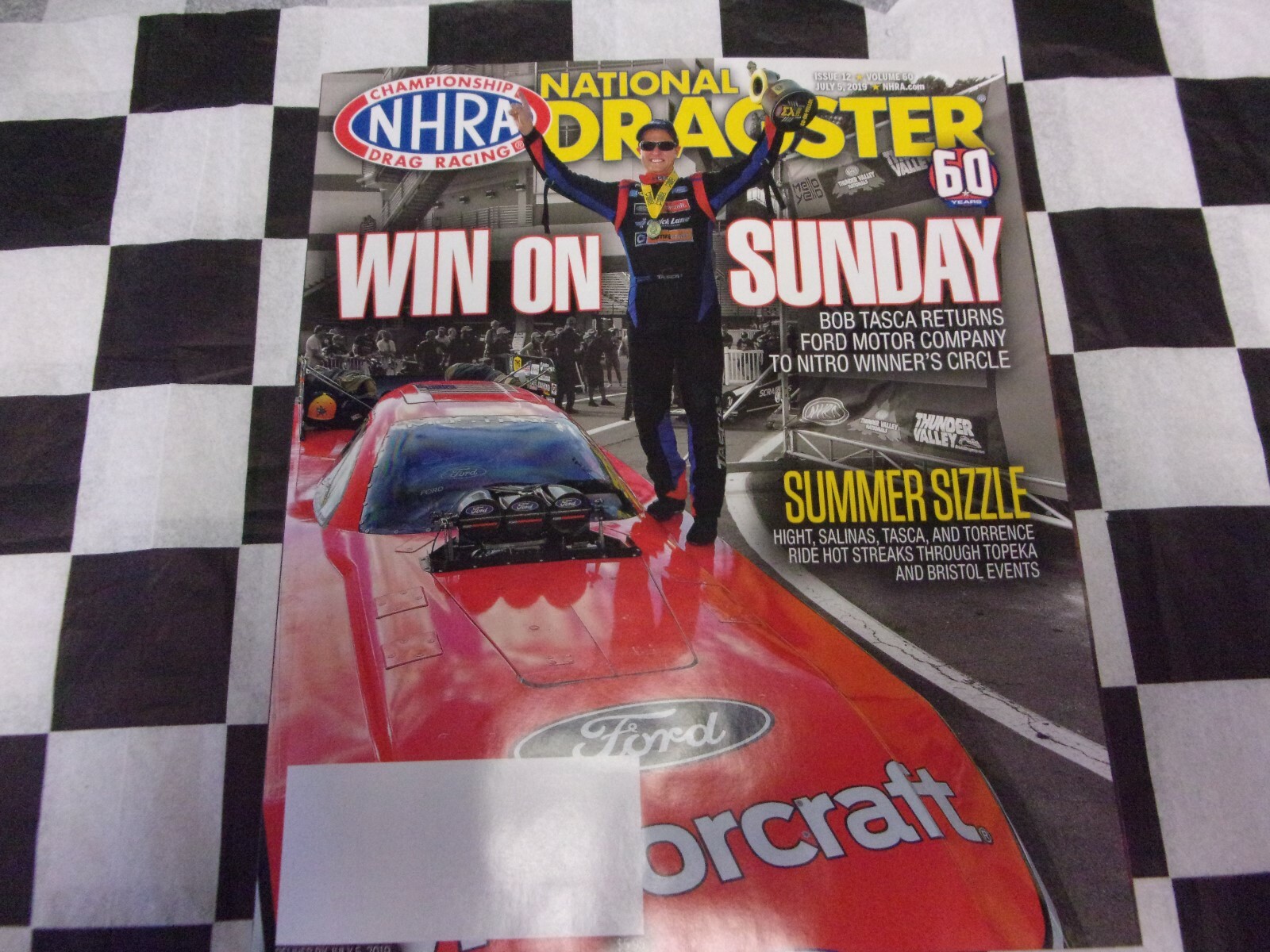 NHRA National Dragster Magazine 2019 July 5 Drag Racing Issue 12 Vol 60 ...