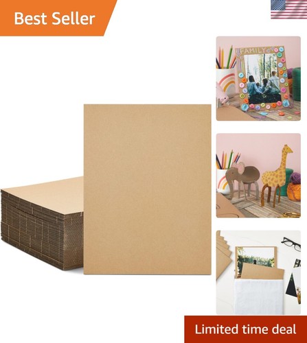 Sturdy 9x12 Flat Cardboard Sheets – 50-Pack, Perfect for DIY & Shipping ...