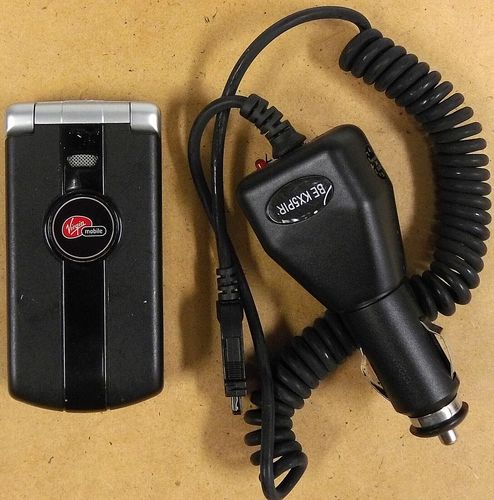 Kyocera MARBL / Marble K127 - Black ( Virgin Mobile ) Cellular Phone ...