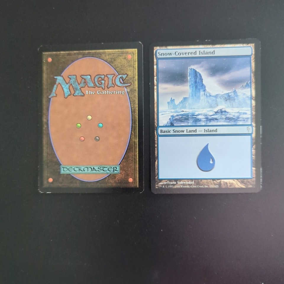 Snow Covered Island Cold Snap MTG Card # 153 Light Play Or Better | eBay