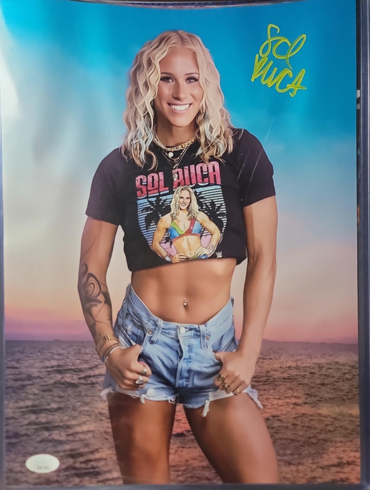 Sol Ruca (metallic 11x14) WWE NXT SEXY photo signed auto autographed | eBay