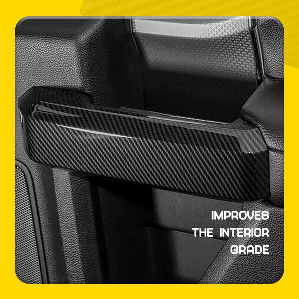 4PCS Inner Interior Door Cover Handle Trim for F150 Ford 2015-2020 ...