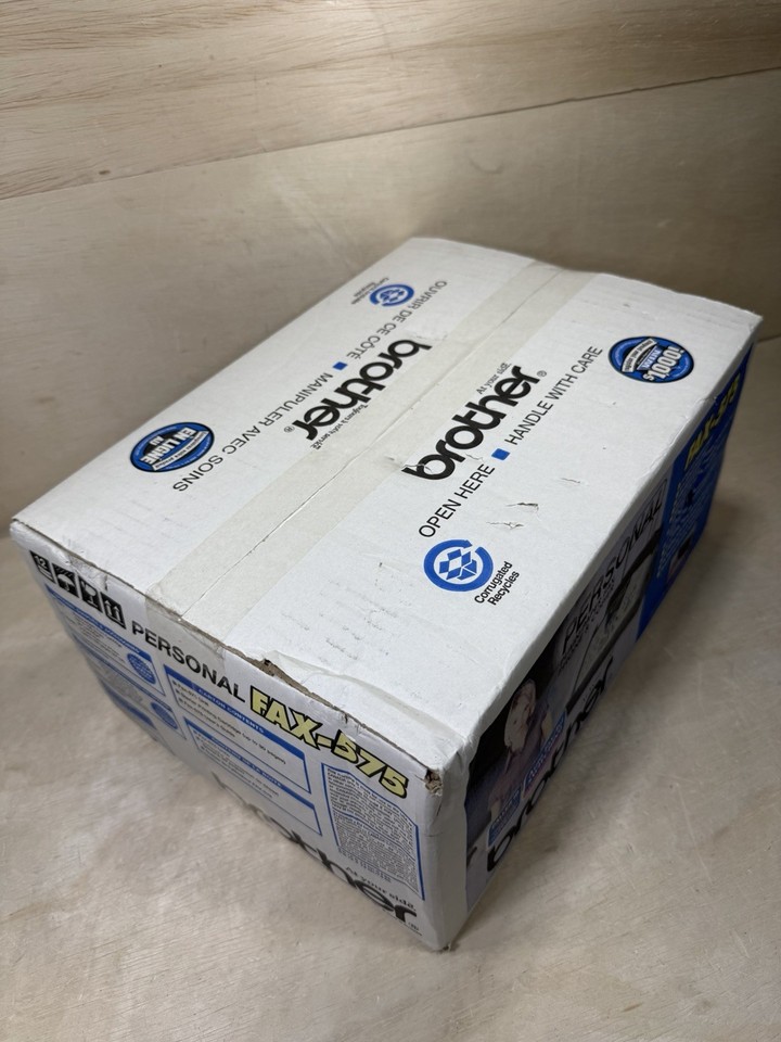Vintage Brother FAX-575 Personal Fax Machine and Copier Brand New NOS ...