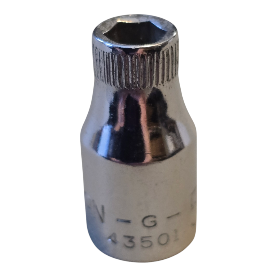 Craftsman 5mm Shallow Socket 1/4" Drive 6 Point G-Series 43501 Made in ...