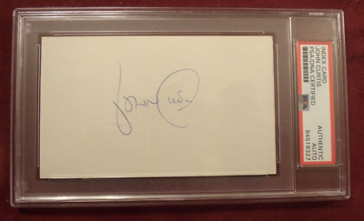 JOHN CURTIS 1970-84 CUT SIGNATURE CARD SIGNED AUTO PSA/DNA SLABBED | eBay