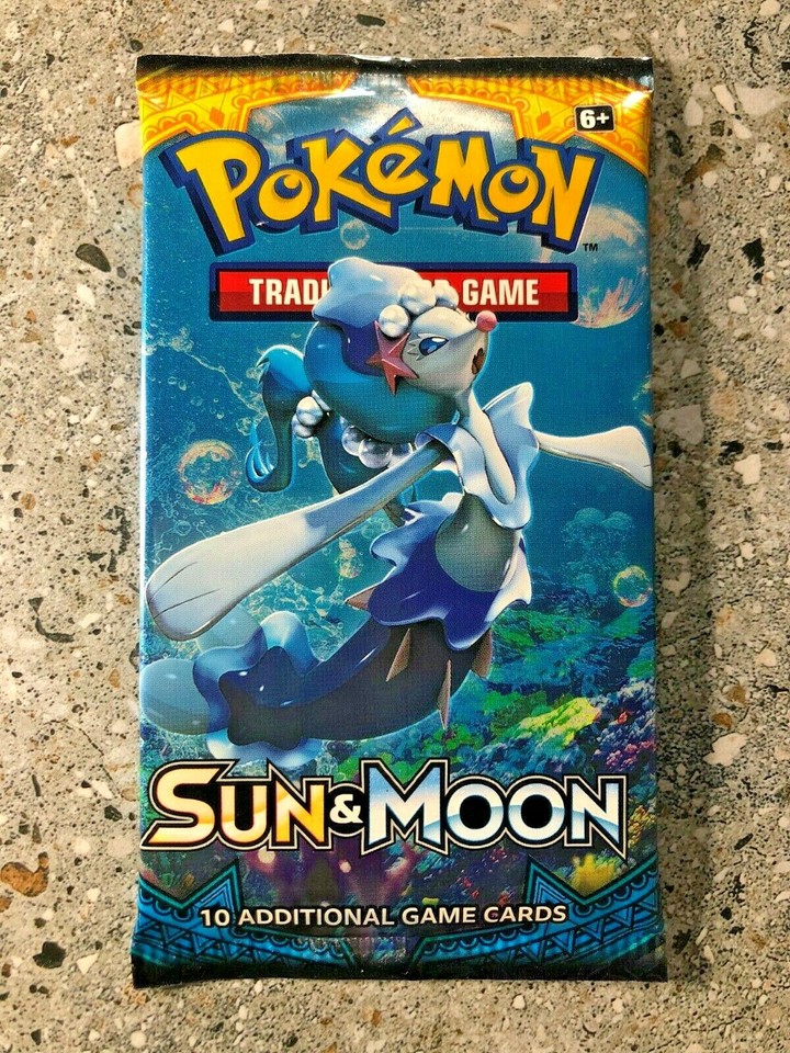 Pokemon TCG Cards 1x Sun & Moon Booster Pack Genuine Factory Sealed | eBay