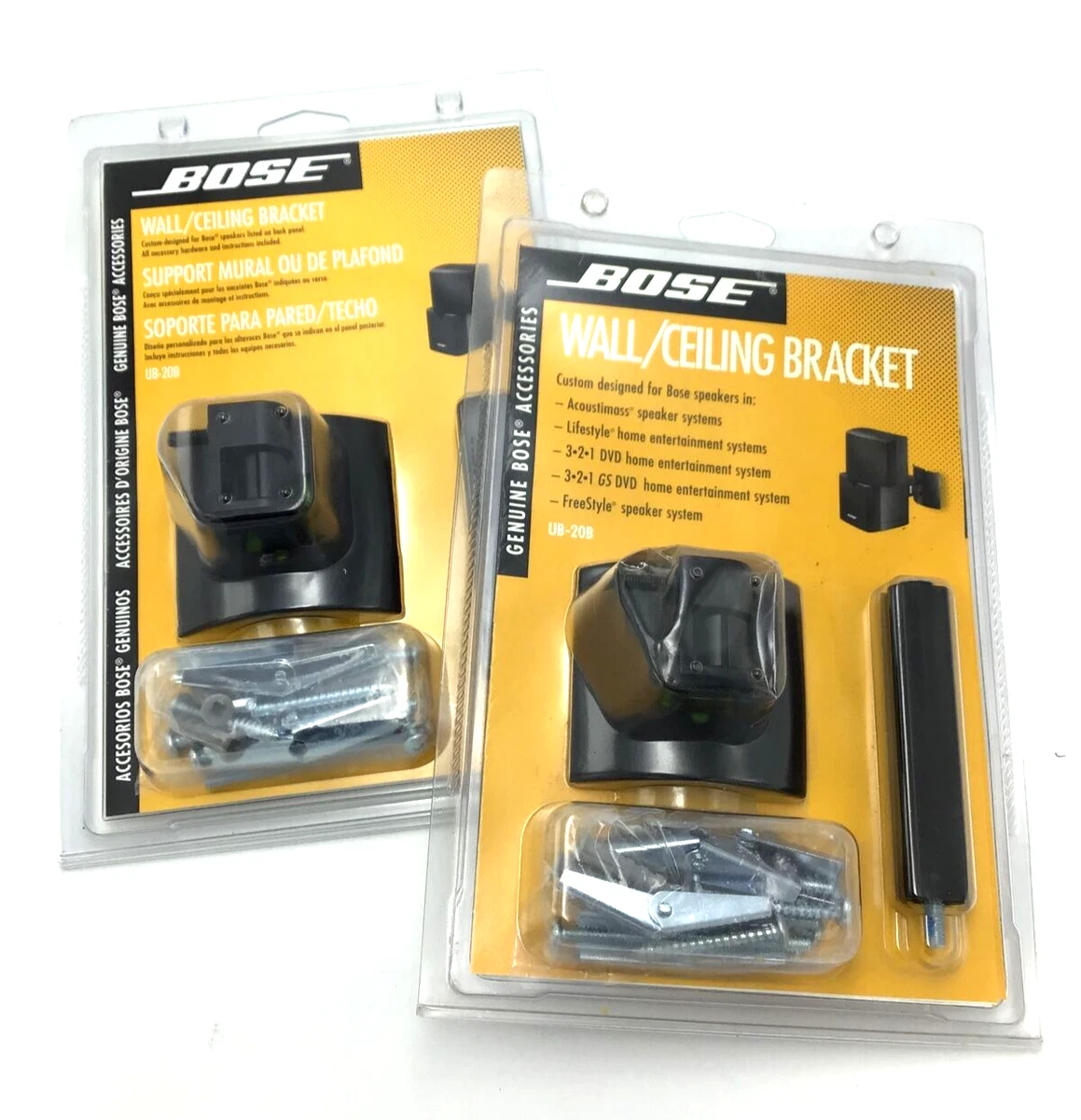 Bose Ub 20 Series Ii Wall Ceiling Bracket Black | Shelly Lighting