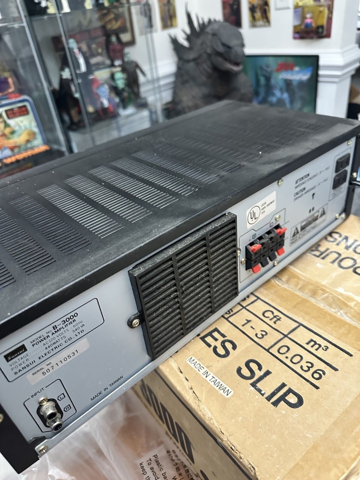 Sansui B-3000 Stereo Power Amplifier (Fully Working / 120 WPC) in box ...