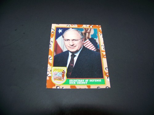 Secretary Of Defense Dick Cheney Desert Storm Trading Card #3 1991 | eBay