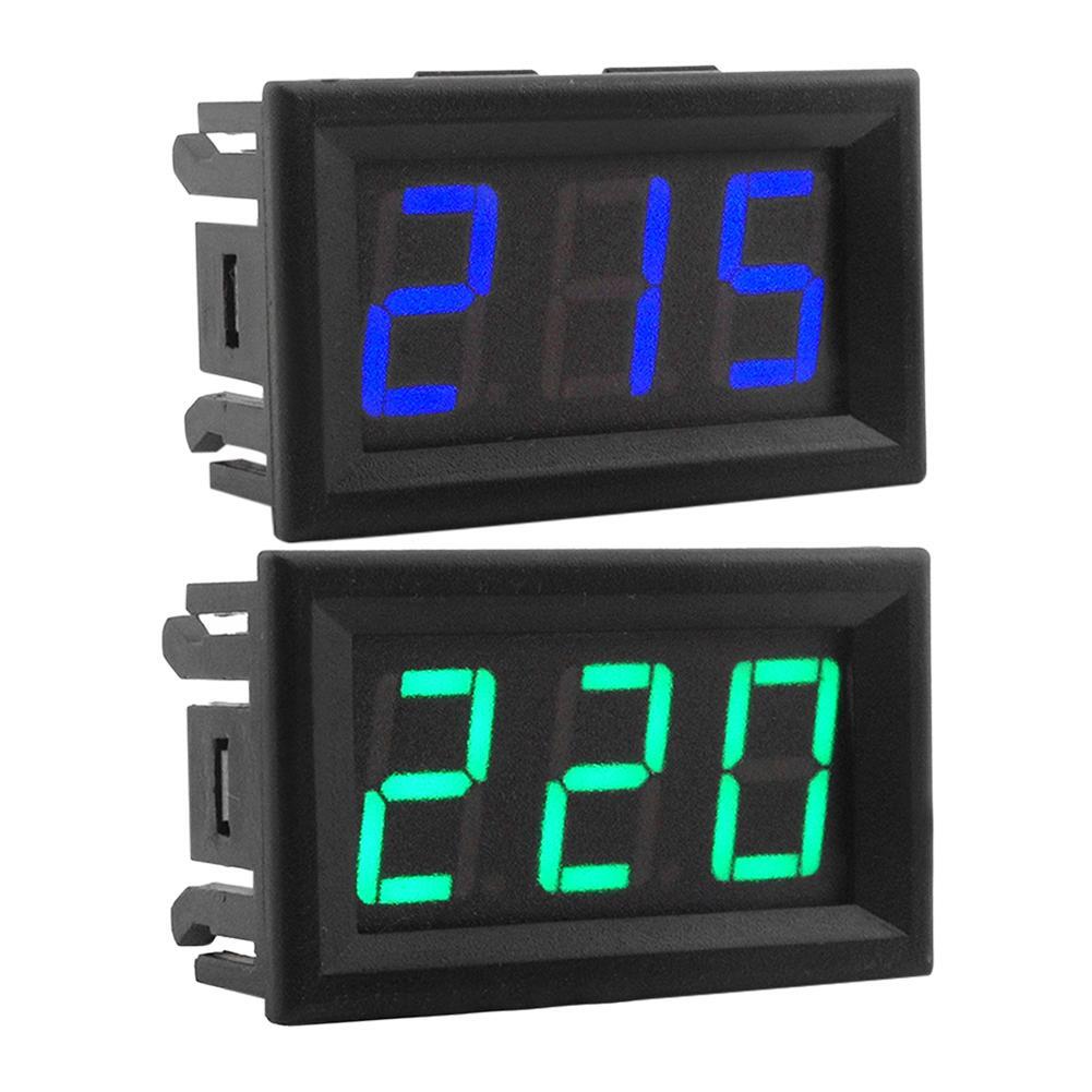 AC70-500V Voltage Meters LED Display 2 Wires Voltage Tester Motorcycle ...