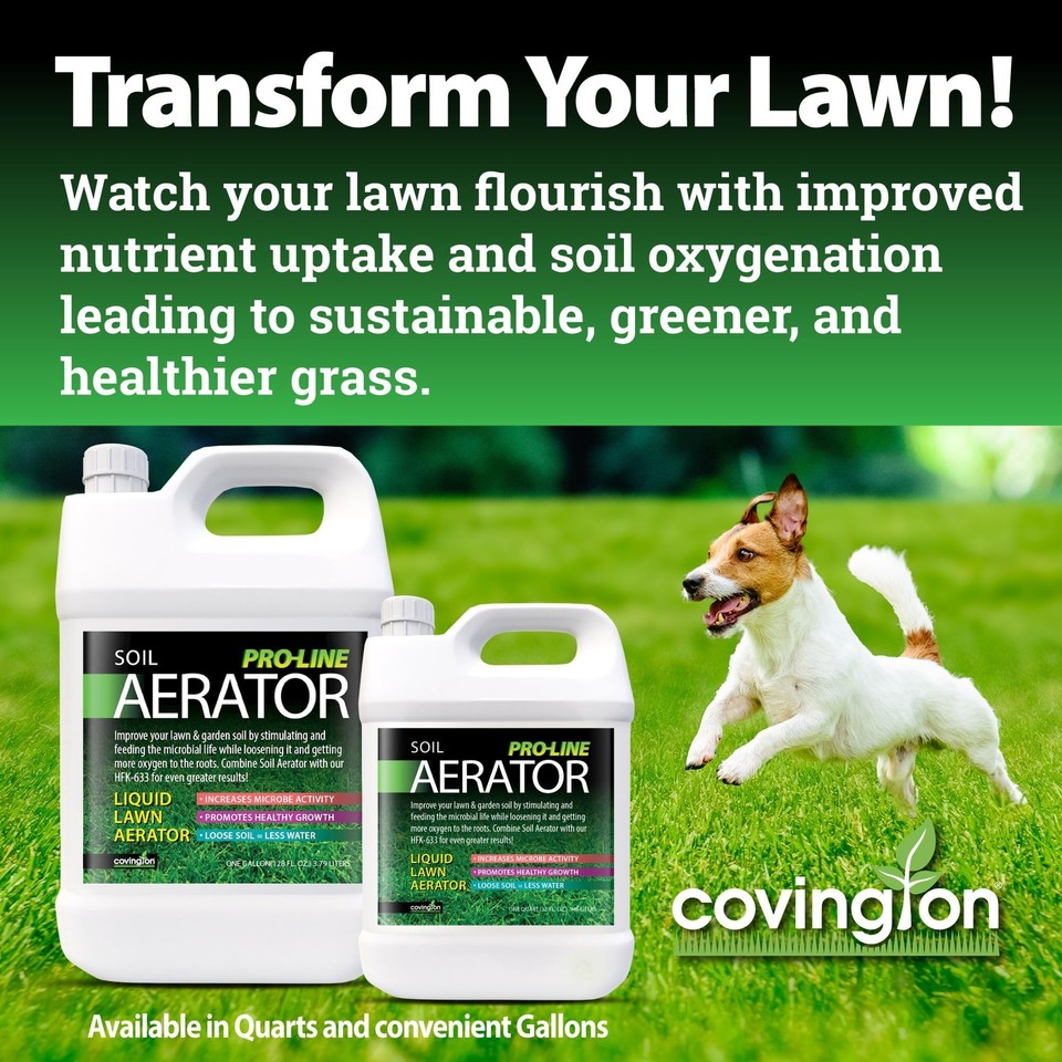 Covington Liquid Lawn Aerator PRO-LINE Liquid Aeration for Lawn Soil ...