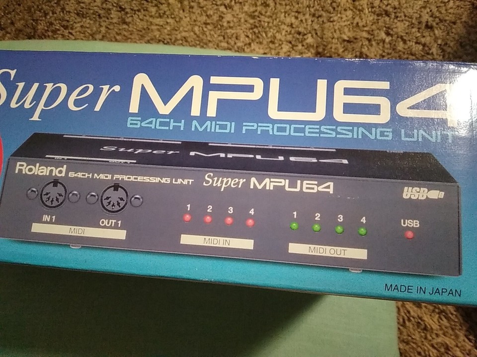 Roland Super MPU64 for Windows 98 64CH MIDI PROCESSING UNIT Free Shipping! | eBay