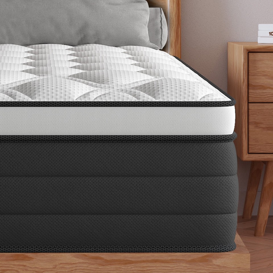 12" 14"Twin Full Queen King Size Gel Memory Foam Spring Bed Mattress In ...