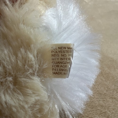 DAN DEE Collectors Choice Beige & White Plush Thread Eyes 8" Bunny ...