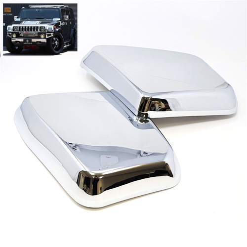Chrome Intake Trim Cover For 03-09 HUMMER H2 SUV SUT Hood Top Cap Left ...