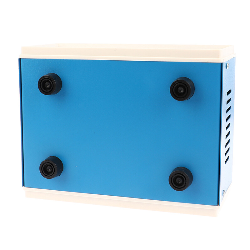 Blue Junction Box Metal Rectangle Electronic Project Case DIY ...